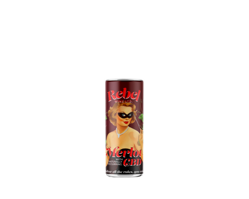 Rebel Wine Merlot - 200ml with CBD – rebelwine.co.uk